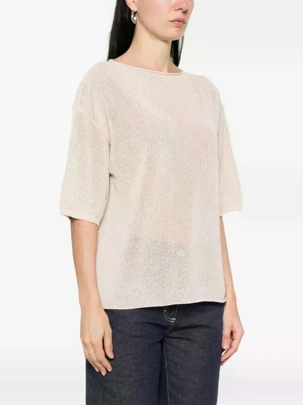 Antonelli Firenze Short-sleeve Cotton Sweater