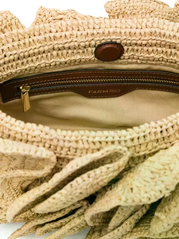 Farm Rio Raffia Shoulder Bag