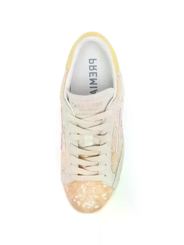 Premiata Steven Sequin-embellished Sneakers