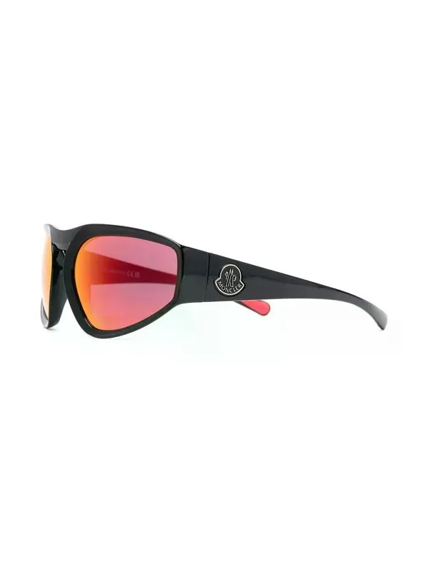 Moncler Pentragra Shield-frame Sunglasses