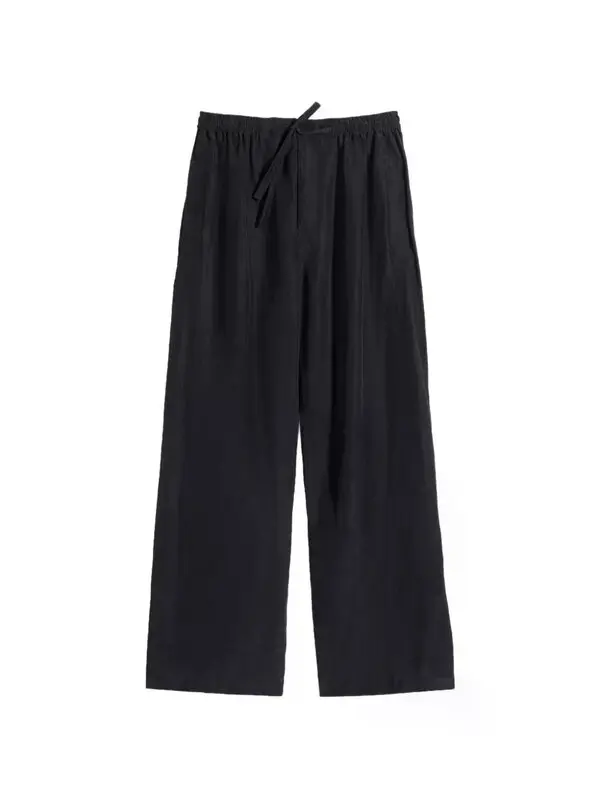LEMAIRE Drawstring Trousers - Black