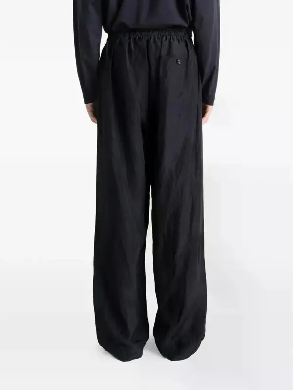 LEMAIRE Drawstring Trousers - Black