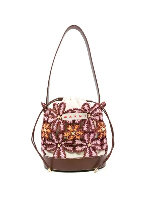 Marni Floral-pattern Bucket Bag