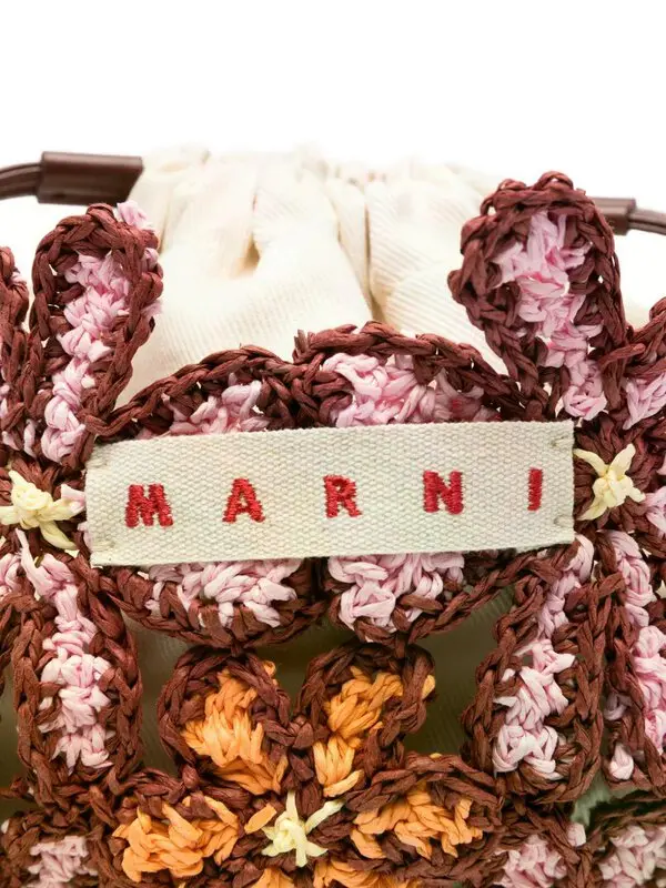 Marni Floral-pattern Bucket Bag
