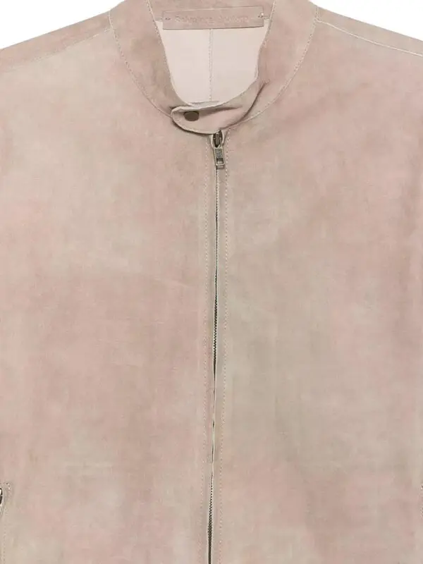 SALVATORE SANTORO Zip-up Suede Jacket