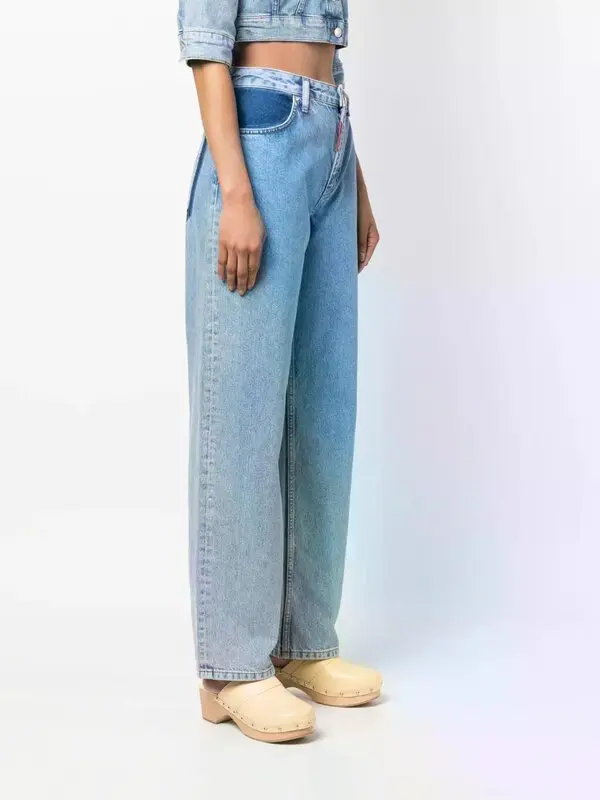 Moschino High-waisted Wide-leg Jeans