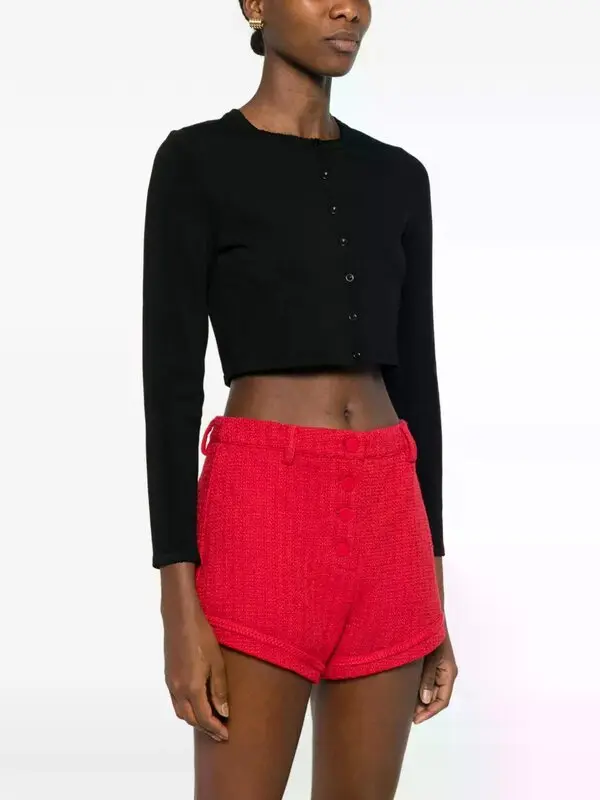 Sandro Button-fastening Cropped Cardigan