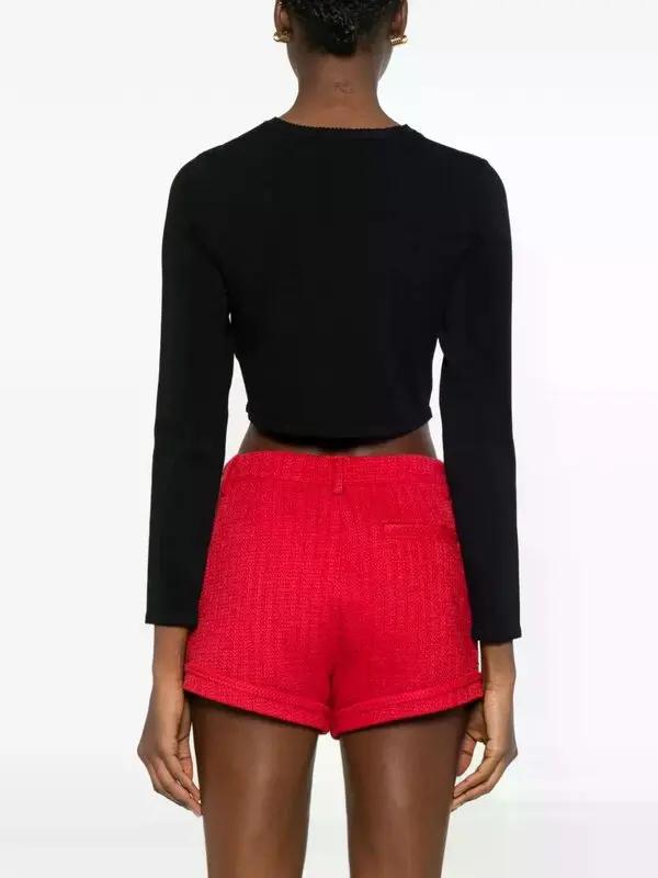 Sandro Button-fastening Cropped Cardigan