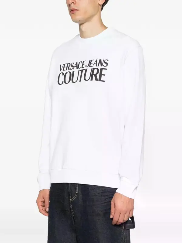 Versace Logo Sweatshirt - White