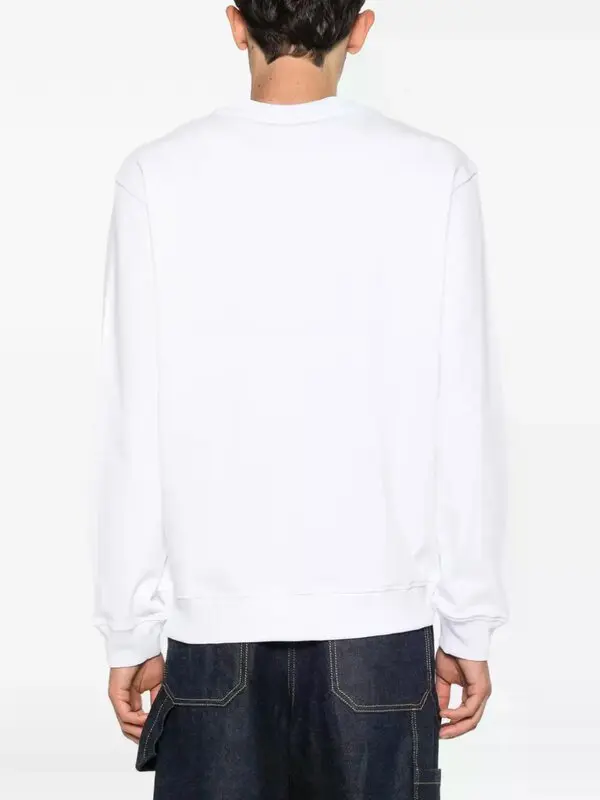 Versace Logo Sweatshirt - White
