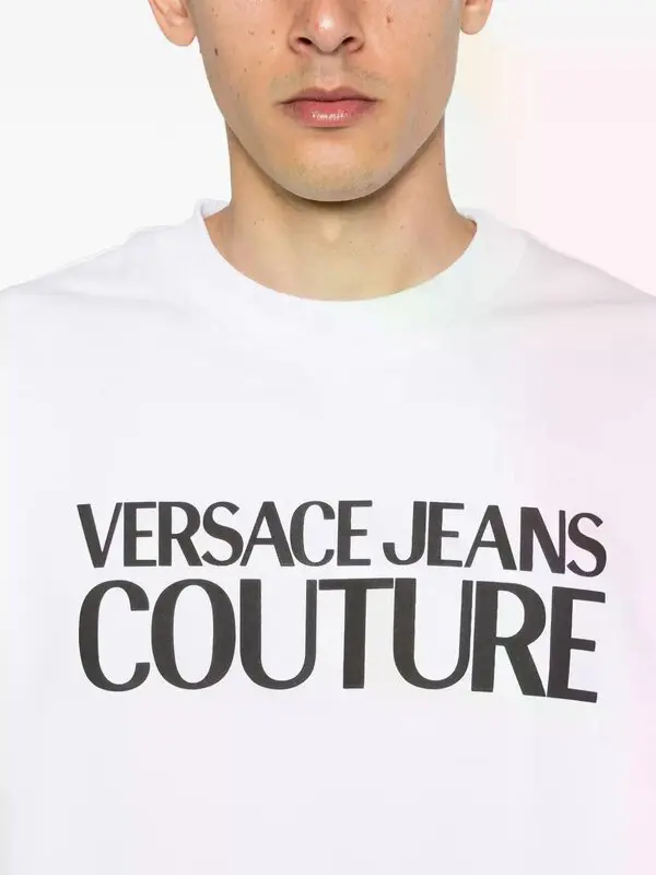 Versace Logo Sweatshirt - White