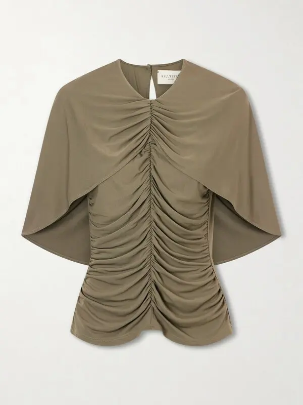 KALLMEYER Emme Cape-effect Jersey Top