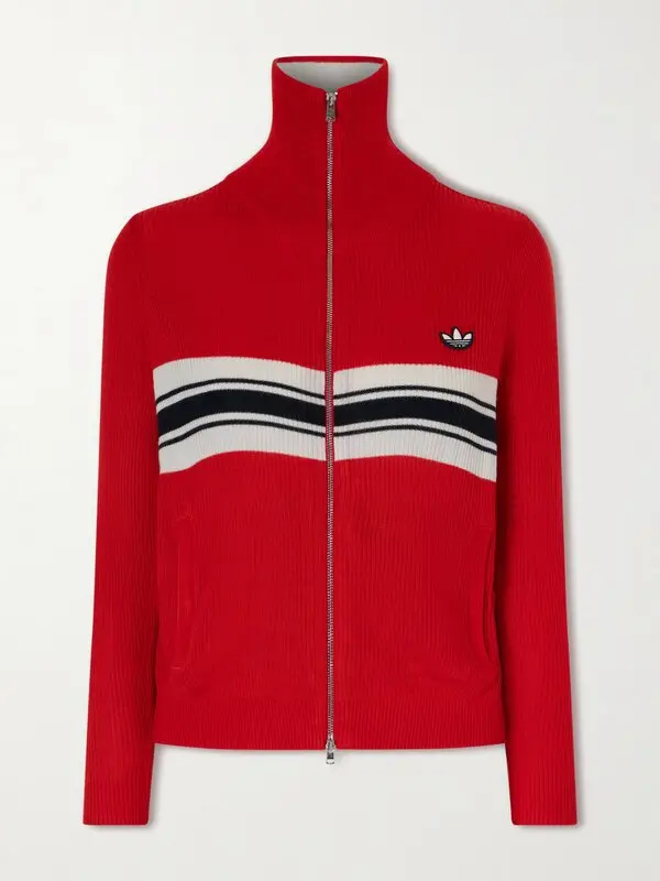 ADIDAS ORIGINALS Logo-embroide Knitted Sweater