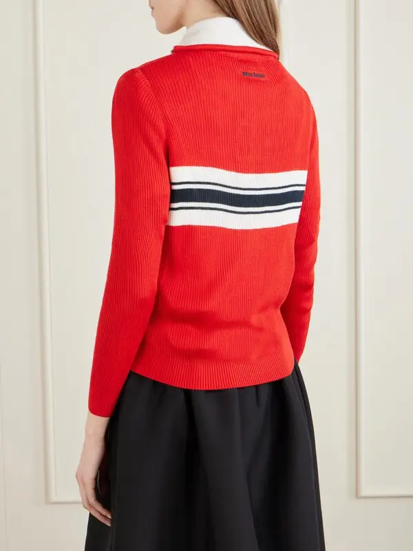 ADIDAS ORIGINALS Logo-embroide Knitted Sweater