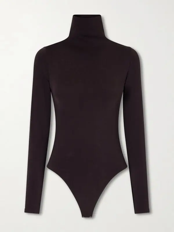 Wolford Colorado Thong Bodysuit - Brown