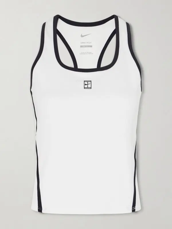 Nike Dri-fit Tennis Tank - White