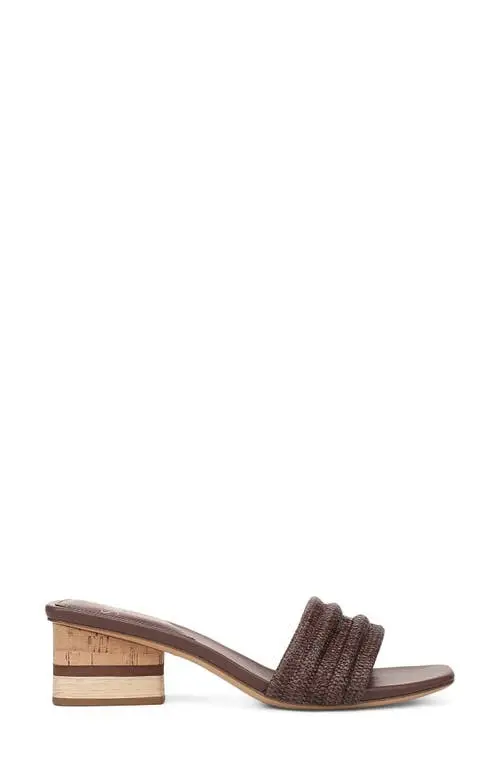 Franco Sarto Waverly Woven Slide Sandal - Coffee Bean