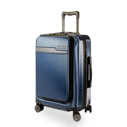 RICARDO BEVERLY HILLS 21" Expandable Carry-on Luggage - Ocean Blue