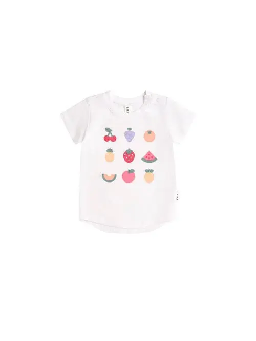 HUXBABY Fruit Salad Tee - White
