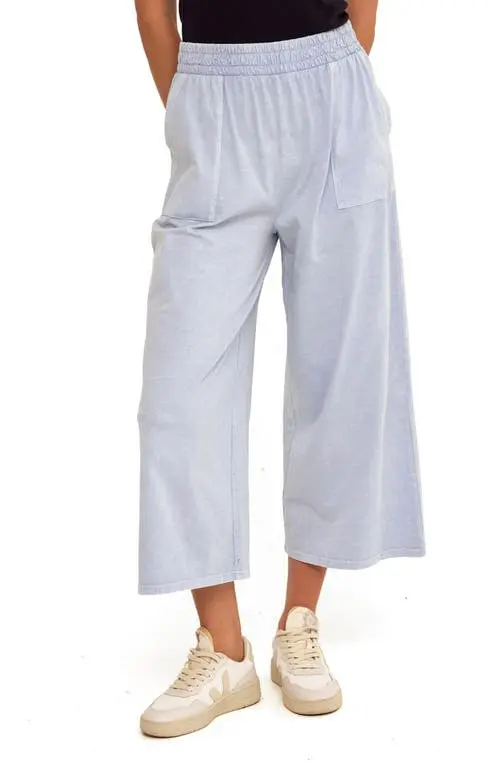 THREADS 4 THOUGHT Alva Mineral Wash Pull-on Wide Leg Capri Pants