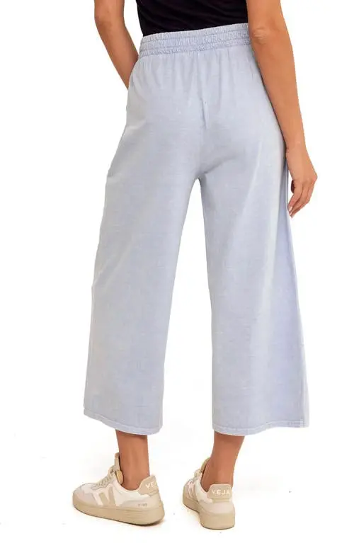 THREADS 4 THOUGHT Alva Mineral Wash Pull-on Wide Leg Capri Pants
