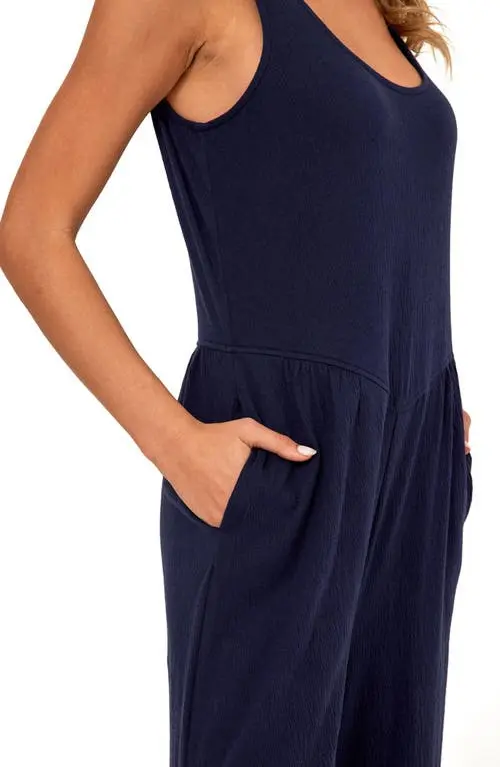 THREADS 4 THOUGHT Eira Smocked Sleeveless Wide Leg Jumpsuit