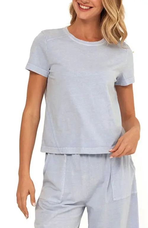 THREADS 4 THOUGHT Roselie Mineral Wash T-shirt - High Tide
