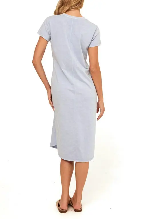 THREADS 4 THOUGHT Ethel Mineral Wash V-neck Cotton Midi Dress