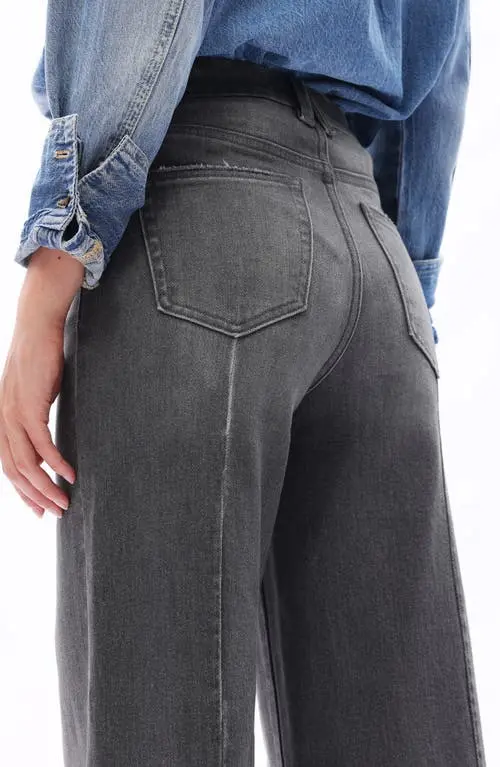 BAYEAS Seamed Wide Leg Jeans