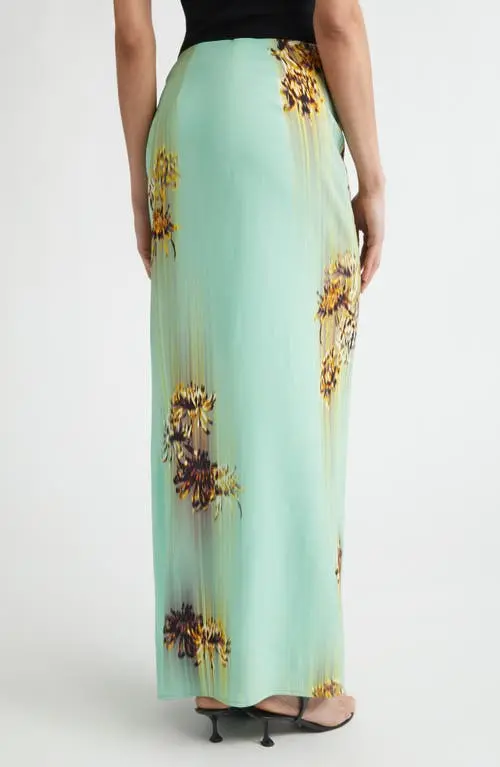 Proenza Schouler Cella Ruffle Cady Skirt - Glass Multi