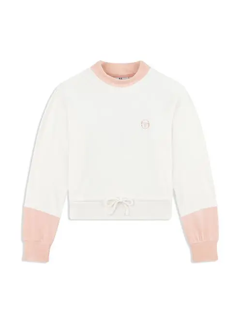 SERGIO TACCHINI Lina Velour Top - Gardenia
