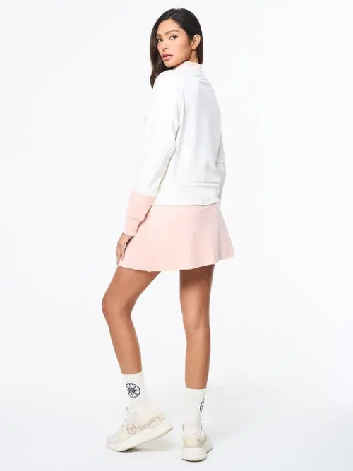 SERGIO TACCHINI Lina Velour Top - Gardenia