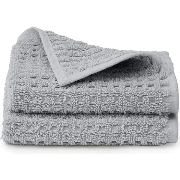 BOLL & BRANCH Set Of 2 Waffle Organic Cotton Washcloths - Shore