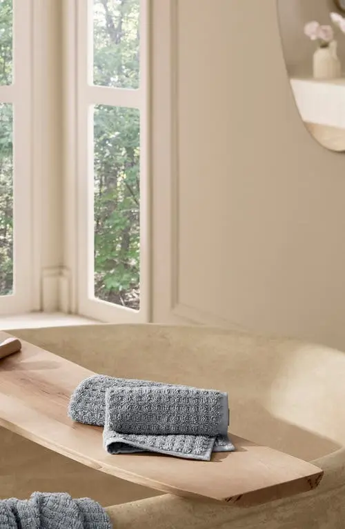 BOLL & BRANCH Set Of 2 Waffle Organic Cotton Washcloths