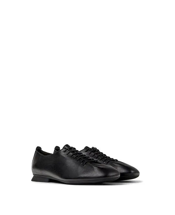 Camper Casi Myra Leather Lace-up Shoes - Black