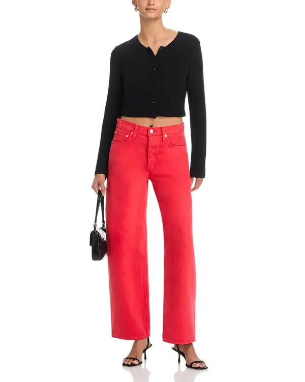 AGOLDE Arc Mid-rise Wide-leg Jeans - Carnival