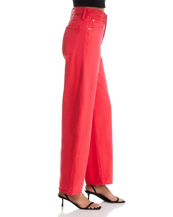 AGOLDE Arc Mid-rise Wide-leg Jeans - Carnival