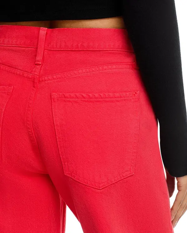 AGOLDE Arc Mid-rise Wide-leg Jeans - Carnival