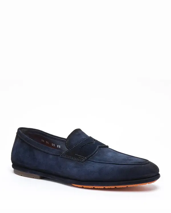 Santoni Carlo Loafers - Blue