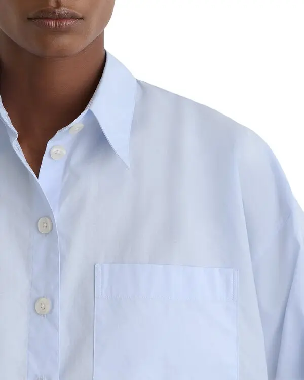 REISS Solenge Cropped Shirt