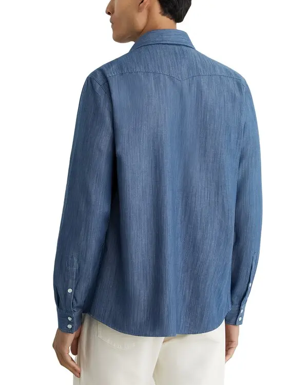 REISS Denim Western Shirt