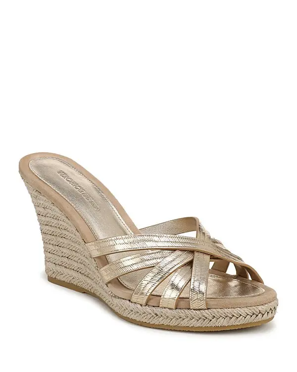 Veronica Beard Phylina Espadrille Sandals - Gold