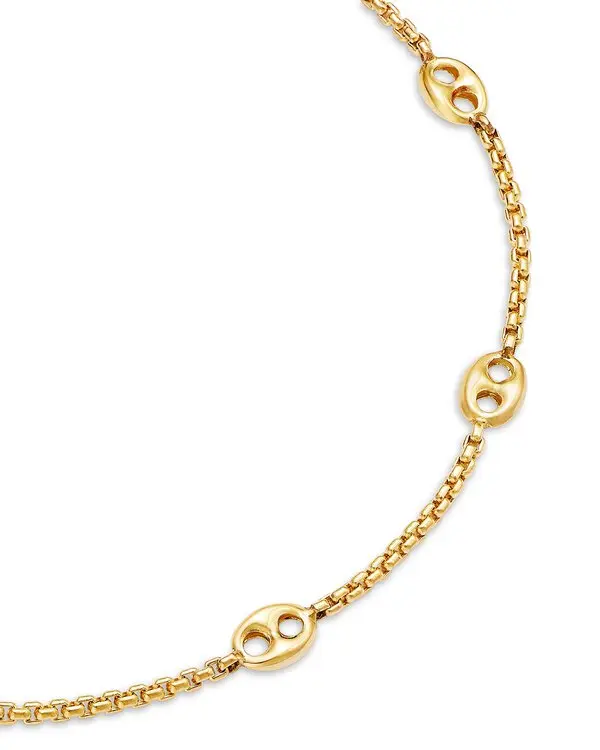 Zoe Chicco 14k Yellow Mariner & Box Link Chain Bracelet