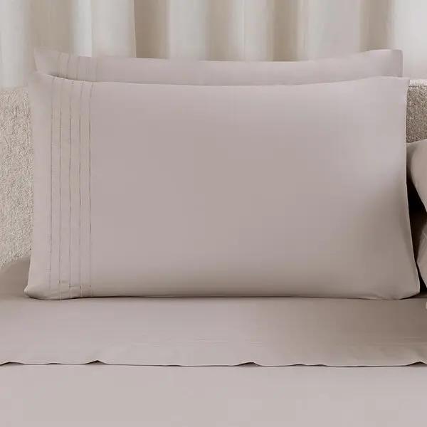 Frette Lush Ajour Standard Sham, Pair - Greige