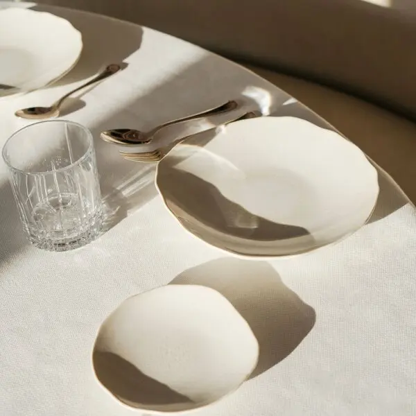 JARS Plume Soup Plate - White