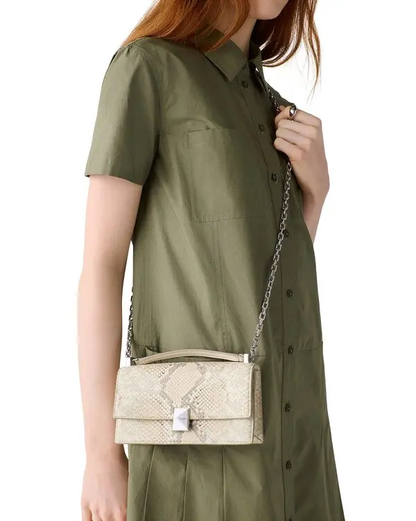 Kate Spade New York Deco Mini Snake Embossed Leather Crossbody