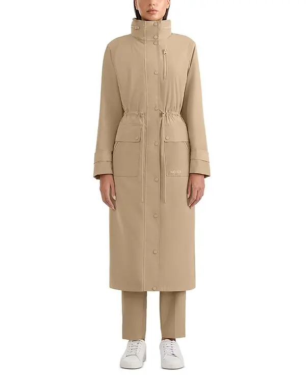 Mackage Magdelena Maxi Rain Jacket - Light Camel