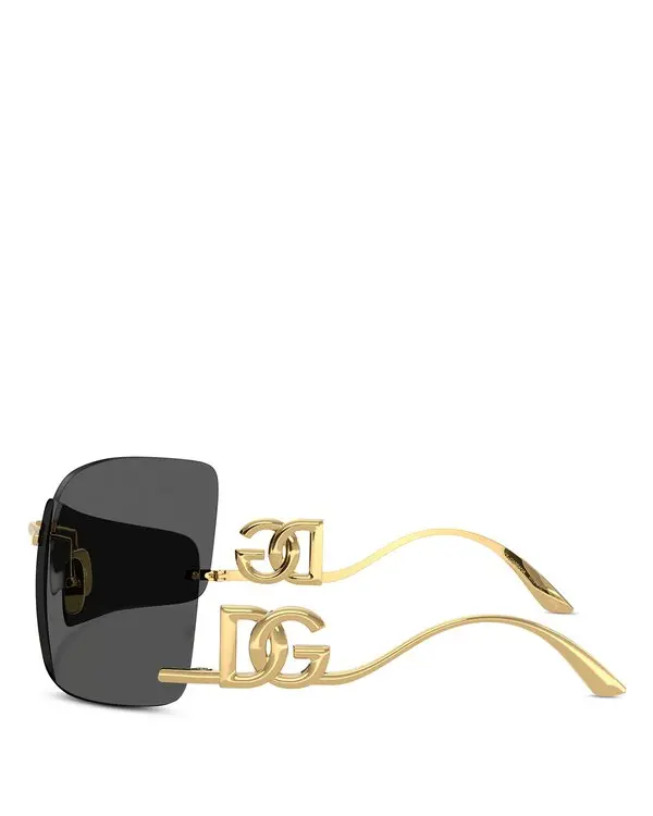Dolce & Gabbana Rectangle Sunglasses - Gold