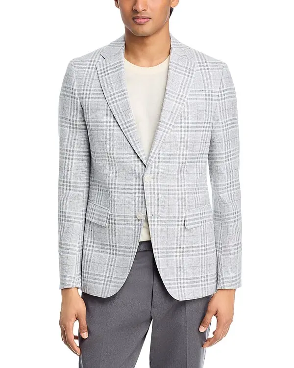 BOSS H-hutson Windowpane Suit Jacket