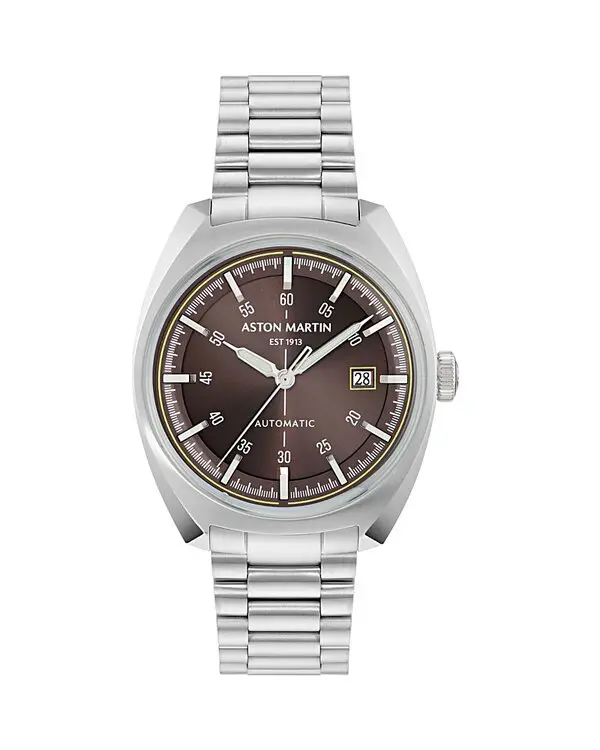 ASTON MARTIN Automatic Watch, 39mm - Stainless Steel